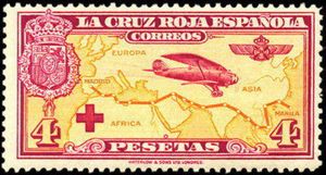 Stamp: Spanish Red Cross (Spain(Red Cross (1926)) Mi:ES 321,Sn:ES B18 ...