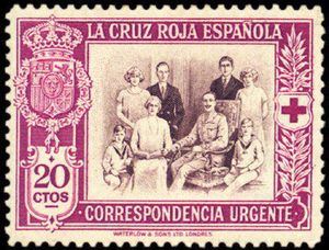 Stamp: Spanish Red Cross (Express) (Spain(Red Cross (1926)) Mi:ES 311 ...