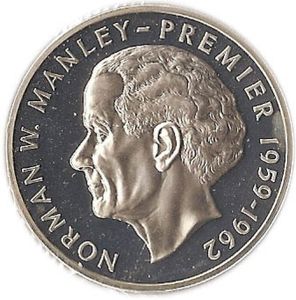 コイン: 5 Dollars (Premier Norman W. Manley) (ジャマイカ(1969~Today - Dollar ...