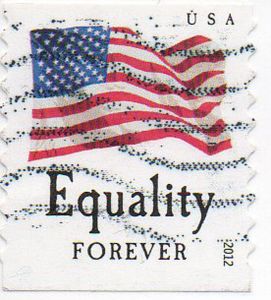 Stamp: Equality (United States of America) (Four Flags) Mi:US 4819BG,Sn ...
