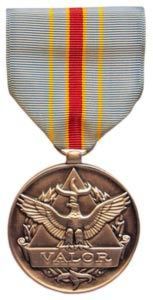 დეკორაცია: Command Civilian Award for Valor Medal (ამერიკის შეერთებული ...