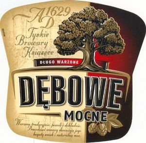 Drink Label: Dębowe Mocne (Tyskie Browary Książęce, PolandCol:PL-BEER ...