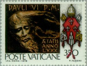 Stamp: "Resurrection of Christ" by Pericle Fazzini (Vatican City(Pope ...