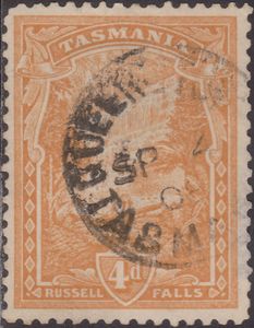 Stamp: Russell Falls (Tasmania(Pictorial Definitives) Mi:AU-TA 79C,Yt ...