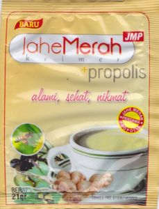 Tea Bag: Jahe Merah + propolis (Jahe Merah, Indonesia) Col:TB-ID-0146
