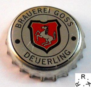 Bottle Cap: Goss (Brauerei Goss, Germany, Federal RepublicCol:BE-DE-01352