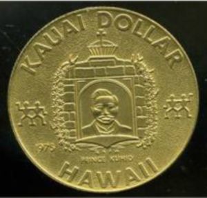 Token: Kauai Dollar (Hawaii(Local Currency) Col:US-HA-000001