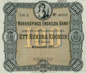 Banknote: 100 Kronor (Sweden(Local Issues) Wor:S-364s