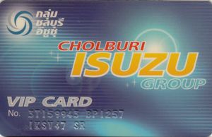 Functional Card: Cholburi Isuzu Group. V.I.P. card (Car Assistance and ...