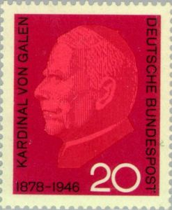 Stamp: 20th Death Anniversary Cardinal Clemens August Graf Galen ...