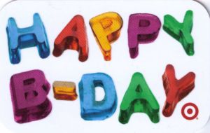 Gift Card: Happy Birthday (Target, United States of America(Happy ...