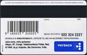 Functional Card: Real (Payback, Poland(Real) Col:PL-payback-008-0022a