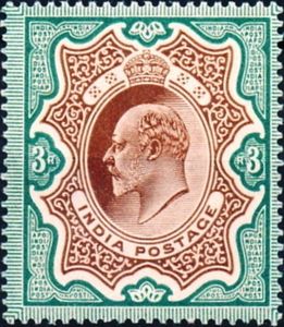 Stamp: King Edward VII (India(King Edward VII - Definitives) Mi:IN 67 ...