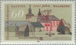 Stamp: Walsrode Monastery (Germany, Federal RepublicMi:DE 1280,Sn:DE ...