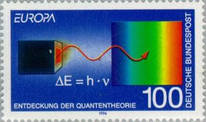 Stamp: Radiation from black body & formula (Max Planck's Quantum Le ...