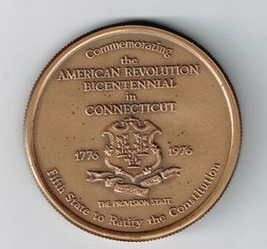 Decoration: Connecticut Medal (United States of America(Bicentennial ...