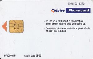 Phonecard: Telstra Smart Phonecard - Replacement Card (Telstra ...