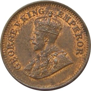 Coin: ½ Pice (India, British(1910~1936 - Emperor George V) WCC:km510