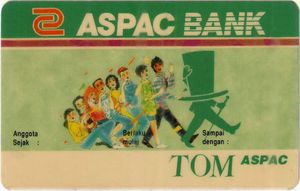 Bank Card: Tom Aspac (Aspac Bank, IndonesiaCol:ID-GM-0024