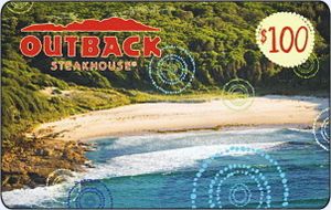 Gift Card: Beach $100 (Outback Steakhouse, United States of America ...