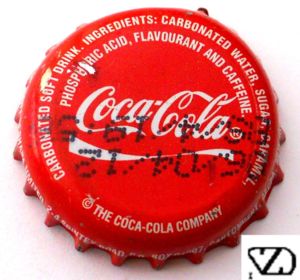Bottle Cap: Coca-cola (The Coca-Cola Company, GhanaCol:SO-GH-00006