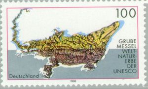 Stamp: Messel Pit Fossil Site (Germany, Federal RepublicMi:DE 2006,Sn ...
