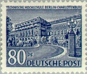 Stamp: Technical College (Berlin(Berlin buildings) Mi:DE-BE 55,Sn:DE ...