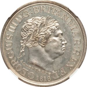 Coin: 1 Ackey (Gold Coast(1819 - Standard Coinage) WCC:km9