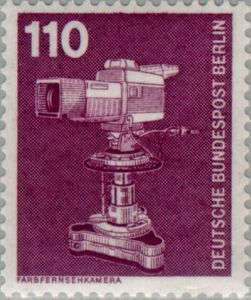 Stamp: Color TV camera (Berlin(Industry and Technology) Mi:DE-BE 668,Sn ...