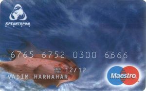 Bank Card: Maestro (KreditProm Bank, UkraineCol:UA-MS-0018.05