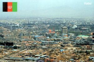 Tarjeta Postal: Kabul - Aerial view (Afganistán(Kabul) Col:AF-000001