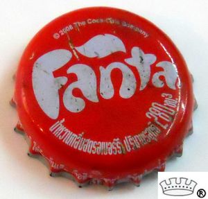 Bottle Cap: Fanta (The Coca-Cola Company, Thailand) Col:SO-TH-00011