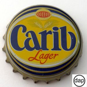 Tapa de botella: Carib Lager (Carib Brewery, Trinidad y TobagoCol:BE-TT ...