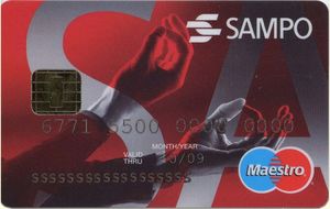 Bank Card: Maestro (Sampo Banka, LatviaCol:LV-MS-0044