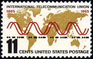 Stamp: International Telecommunication Union (I.T.U.) Centenary (United ...