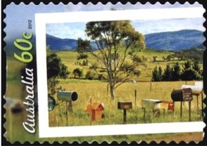Stamp: Rural Letter Boxes (Australia(Living Australian (2nd issue)) Mi ...