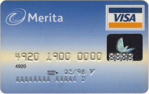 Cartões de bancos: Merita (Merita Bank Ab, FinlândiaCol:FI-VI-0002