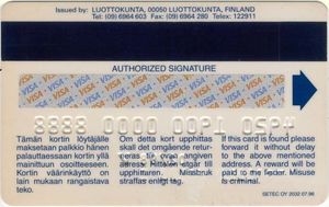 Bank Card: Merita (Merita Bank Ab, Finland) Col:FI-VI-0002