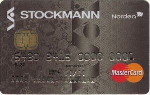 Bank Card: MasterCard Standard "Stockmann" (Nordea, FinlandCol:FI-MC ...