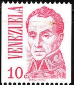 Selo: Simón Bolívar (1783-1830) (Venezuela(Simón Bolívar - by José Maria Espinoza) Mi:VE 2023C ...