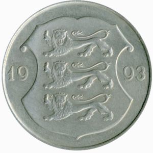 Moneda: 1 Kroon (Estonia(1991~2009 - 2ª República (Coronas)) WCC:km28