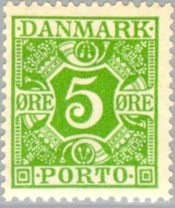 Stamp: Figure (Denmark(Postage Due 1930 - onwards Numbers) Mi:DK P20,Sn ...