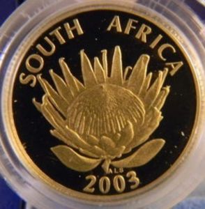 Coin: 5 Rand (Cricket World Cup) (South Africa(1986~Today - Protea ...