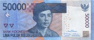 Banknote: 50,000 Rupiah (Indonesia) (2009-2016 Issue) Wor:P-152c