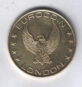 Token: Eurocoin (Eagle, Both Sides) (London) (United Kingdom of Great ...