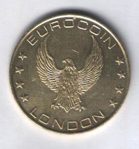 Token: Eurocoin (Eagle, Both Sides) (London) (United Kingdom of Great ...