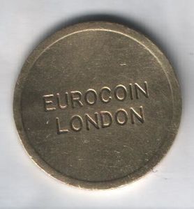 Token: Eurocoin (London) (Both Sides) (1 Groove) (United Kingdom of ...