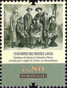 Selo: Centenary Of The Lay Missions In Africa (Portugal(100 Anos das ...