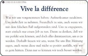 Carte téléphonique: Berliner Bank 3 / im Dialog - Vive la Différence (Deutsche Telekom ...