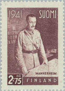 Briefmarke: Carl Gustav Emil Mannerheim as Field-Marschal (Finnland ...